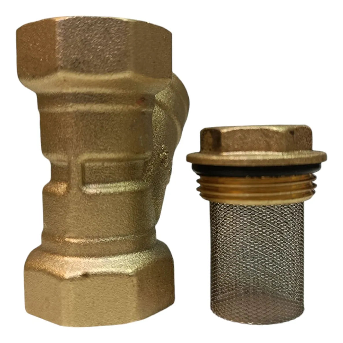 Filtro Y Hi-Hi Bronce Valvula Aquakit Para Calefont Antisarro 1/2 y 3 ...